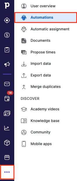 Automations: first steps - Knowledge Base | Pipedrive